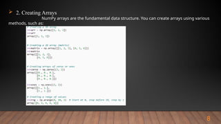 To understand the importance of Python libraries in data analysis. | PPTX