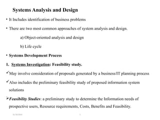 INFORMATION SYSTEMS DEVELOPMENT SOLUTION | PPT
