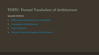 2.Formal vocabulary of Architecture.pptx
