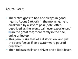 Crystal Arthropathy PowerPoint in rheumatology | PPT