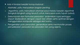 2. berpikir komputasional MAPEL INFORMATIKA | PPTX