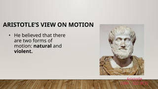 2.greek views of matter and motions in physical science | PPTX