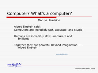 What is a Computer What is a Computer .ppt