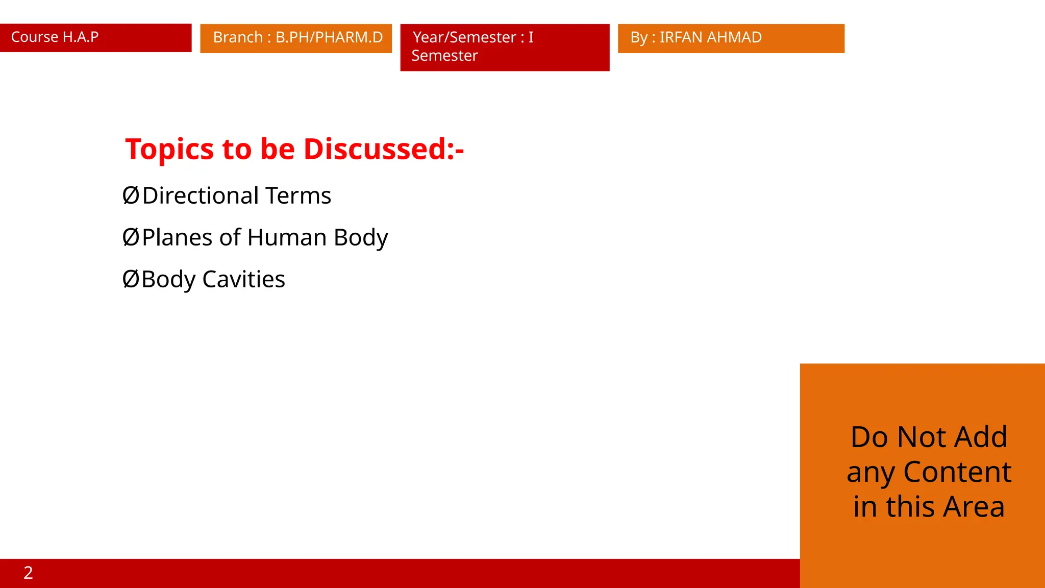 2 Basic Anatomical Terminology Ppt Pptx