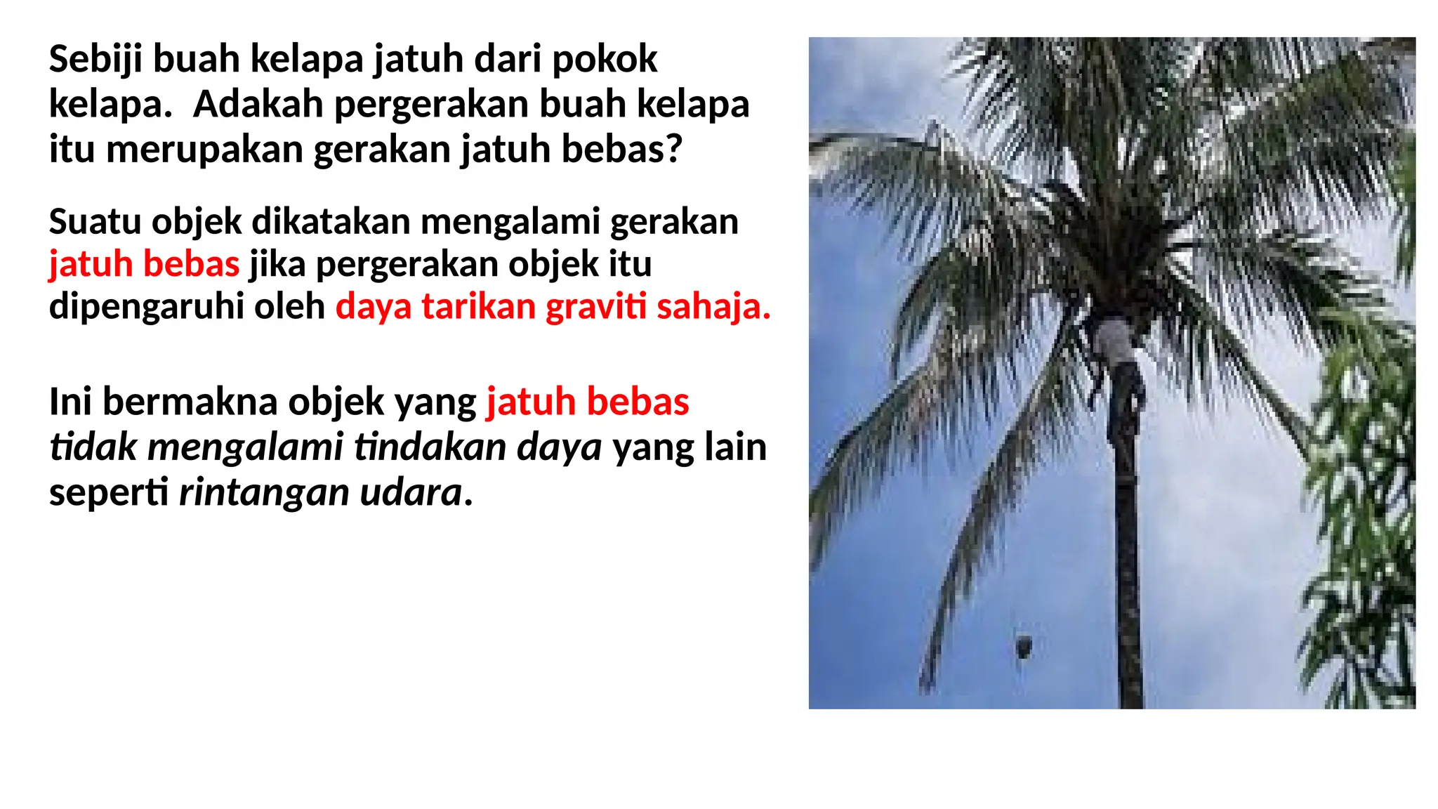 jatuh bebas dalam tajuk tingkatan 4 fizik kssm | PPTX