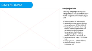 Lempeng Tektonik dalam Pemahaman Ilmu Geologi | PDF