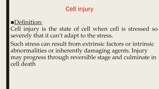 2. General Adaptation, Cell injury and cell death.pptx