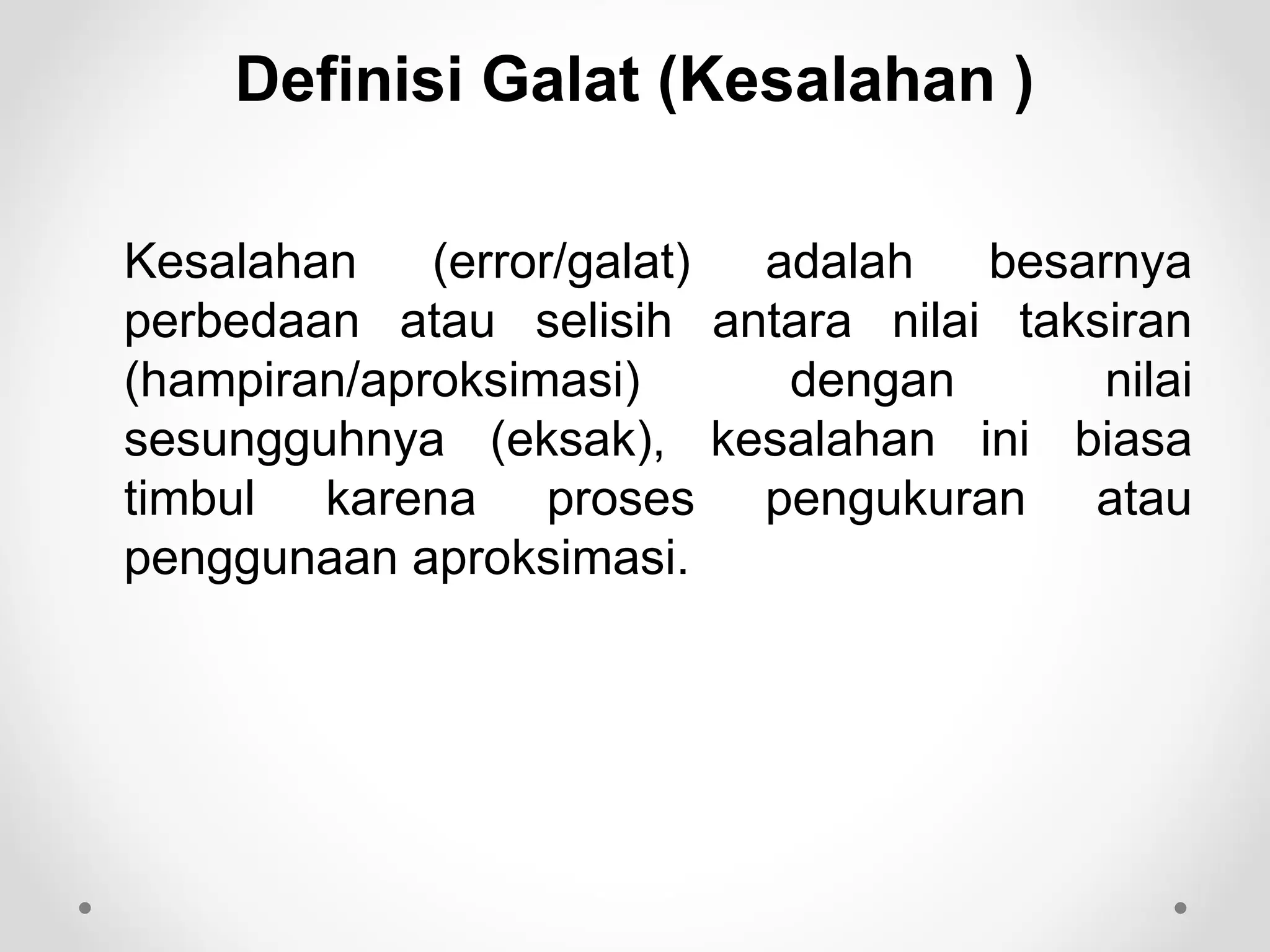 Deret Taylor dan analisis galat power point | PPTX