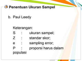 Bahan Ajar 2 - Metode dan Distribusi Sampling.pptx