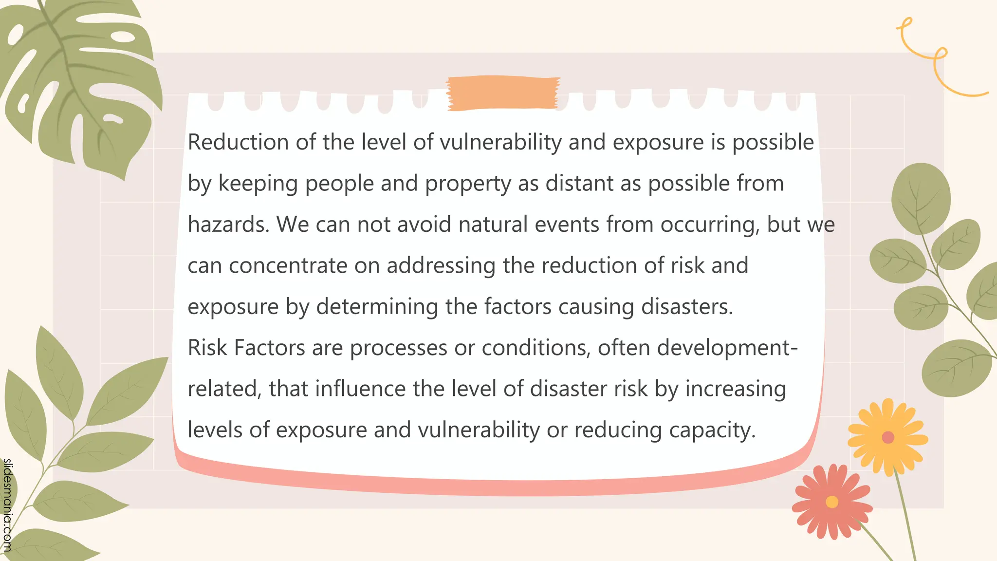 Differentiating Risk Factors Underlying Disaster.pptx