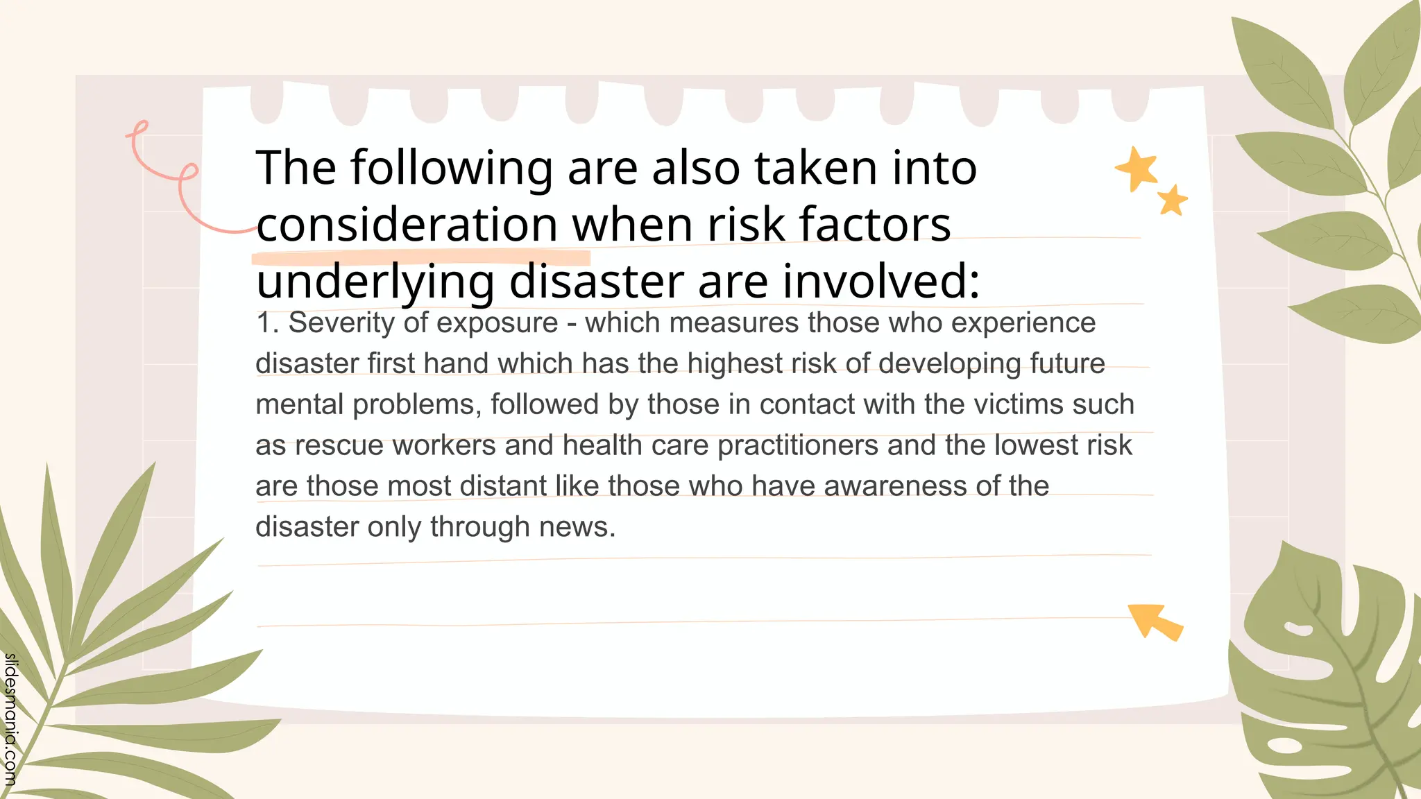 Differentiating Risk Factors Underlying Disaster.pptx