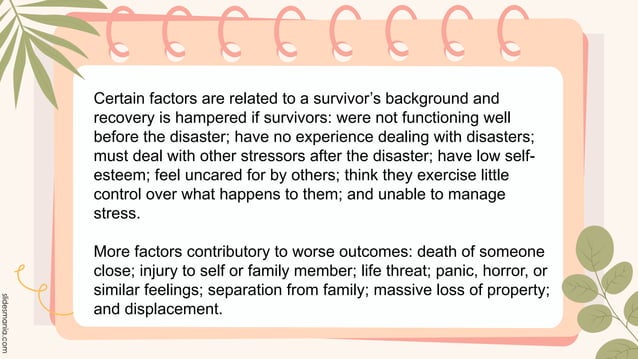 Differentiating Risk Factors Underlying Disaster.pptx