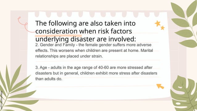 Differentiating Risk Factors Underlying Disaster.pptx