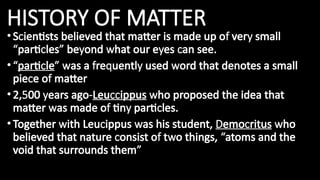 2. Particle Nature of Matter.science grade 8 lessonpptx | PPTX