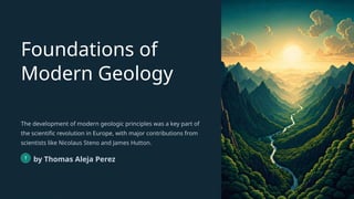 Foundations-of-Modern-Geology Earth Science | PPTX