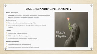 2. Philosophy: Meaning and Nature of Philosophy | PPT