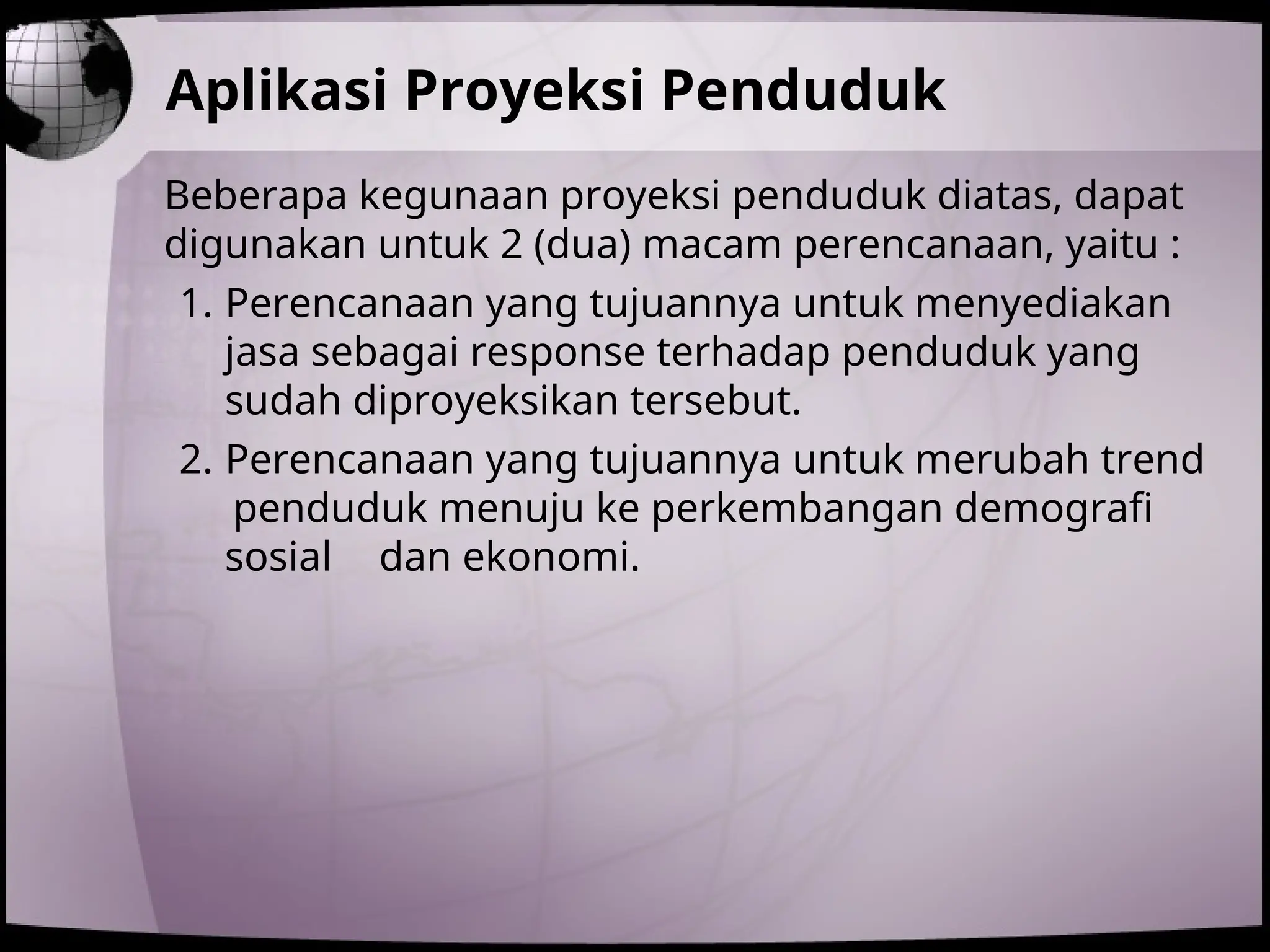 Rumus Proyeksi Penduduk di indonesia.ppt