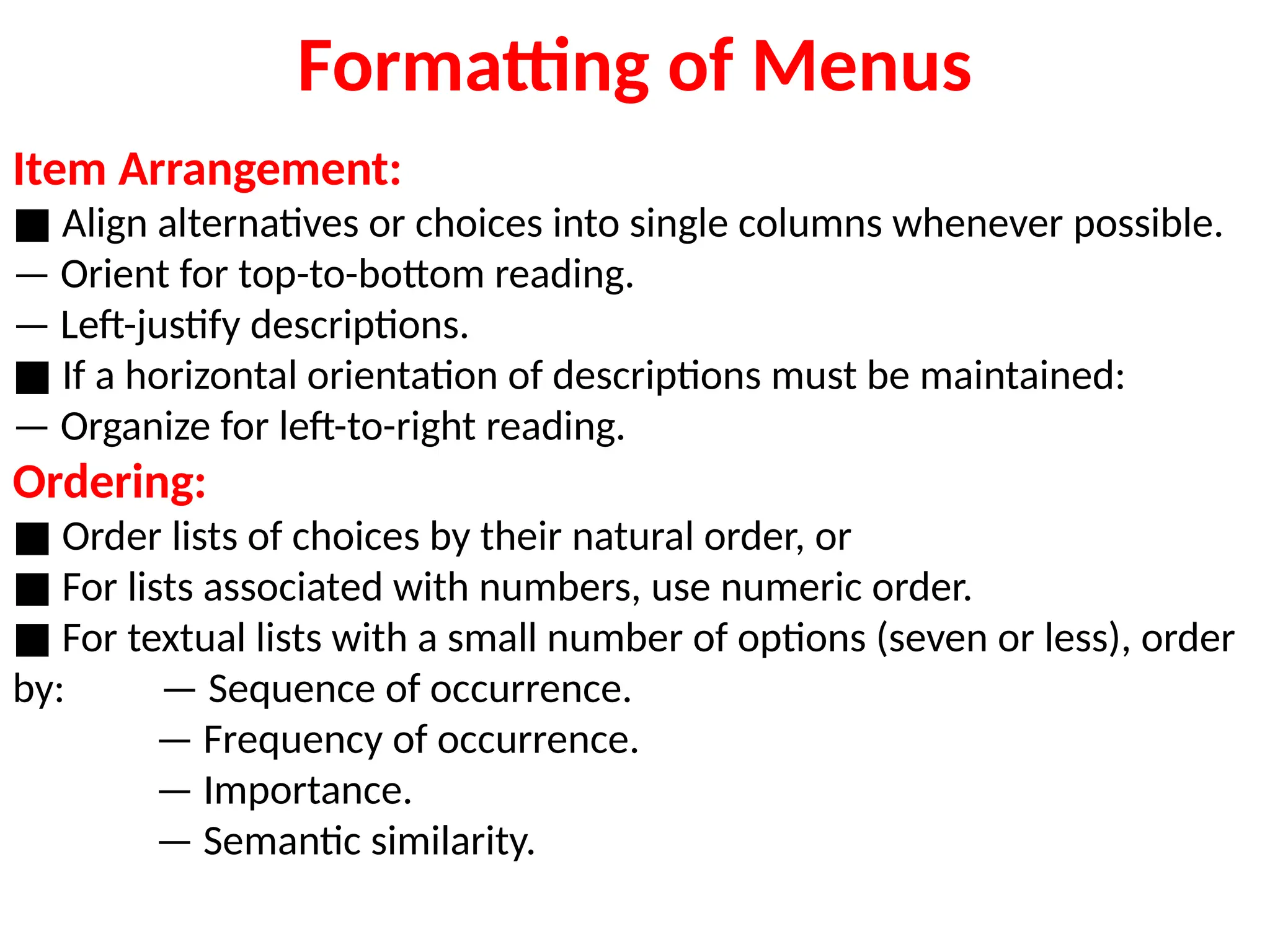 2.Formating of Menus.pptx 3.Phrasing the Menu.pptx in detail ppt to crack exams | PPT