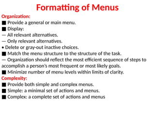 2.Formating of Menus.pptx 3.Phrasing the Menu.pptx in detail ppt to crack exams | PPT