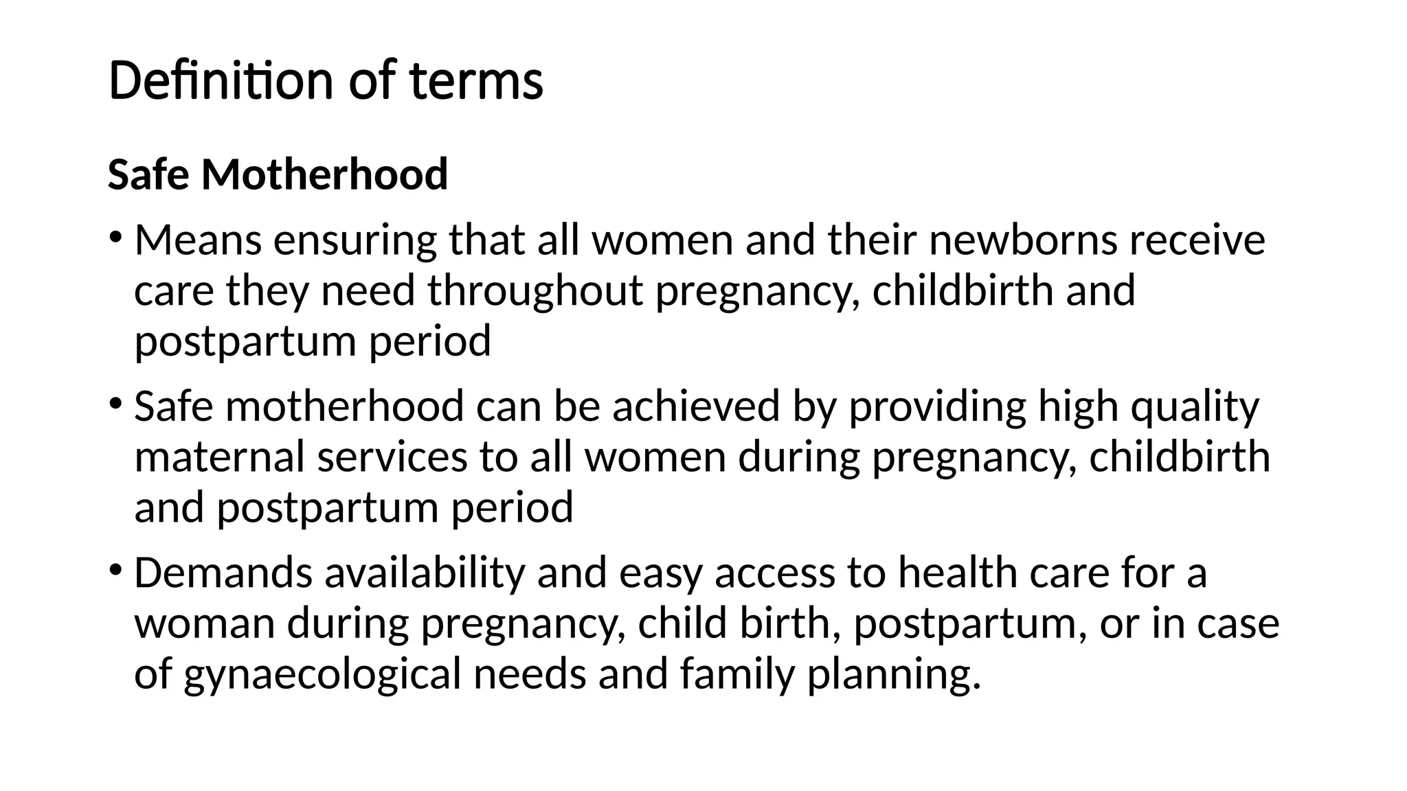 2. Concept of safe motherhood initiatives.pptx