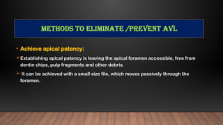 APICAL VAPOUR LOCK in edodontics and dentistry | PPTX