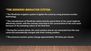APICAL VAPOUR LOCK in edodontics and dentistry | PPTX