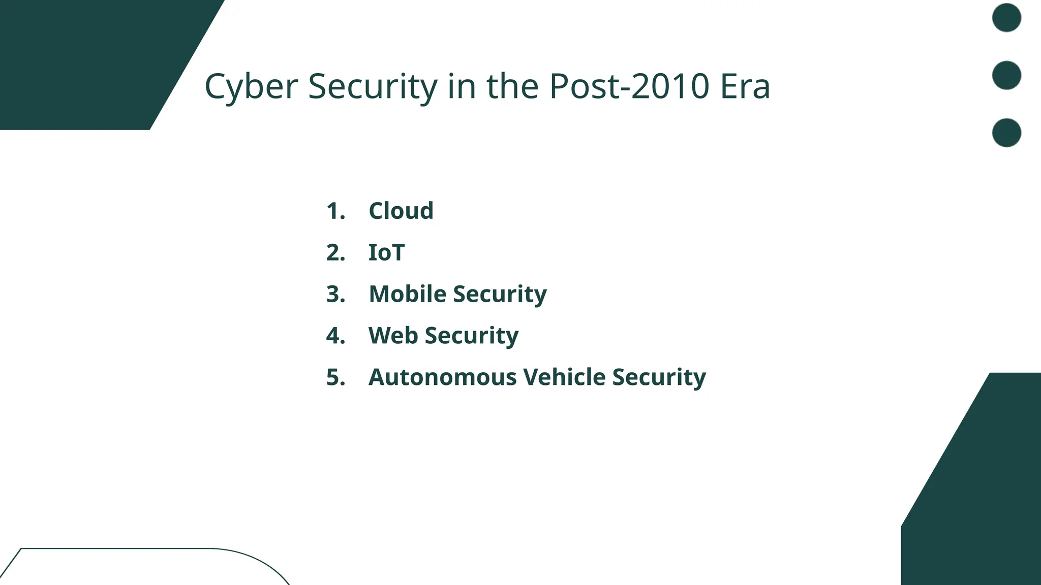 History of Cyber security (informative). | PPTX