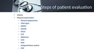 2. physical Examination.pptx history taking | PPTX