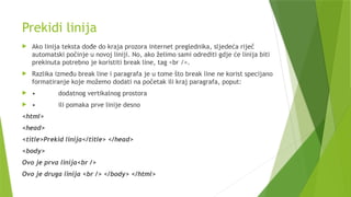 2.HTML tagovi i atributi osnove predavanje.pptx