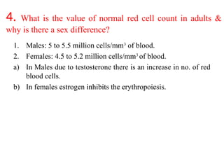 Determination of RBC count Proforma PPT for MBBS BDS first year ...