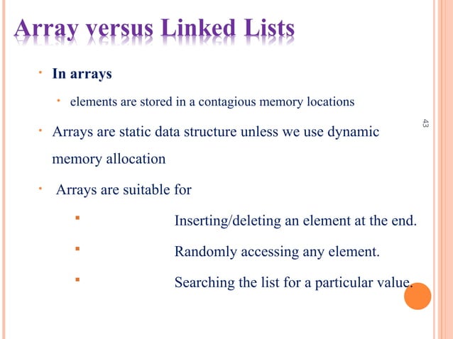 Introduction to Data Structures – Abstract Data Types- Classification ...