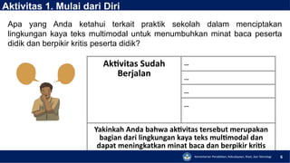 2. Strategi Pemanfaatan Bacaan Multimodal dalam Penguatan Lingkungan ...