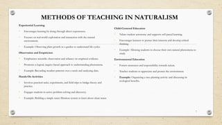 Schools of Thought in Philosophy of Education-Naturalism | PPTX