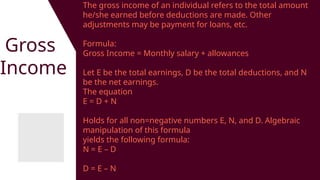 2.GROSS AND NET EARNINGS FOR GRADE 11 STUDENTS | PPTX