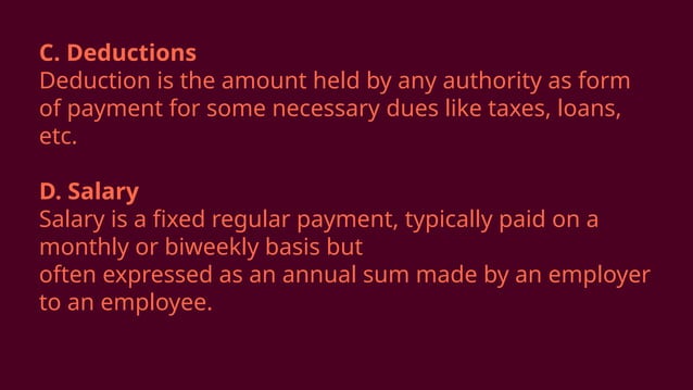 2.GROSS AND NET EARNINGS FOR GRADE 11 STUDENTS | PPT