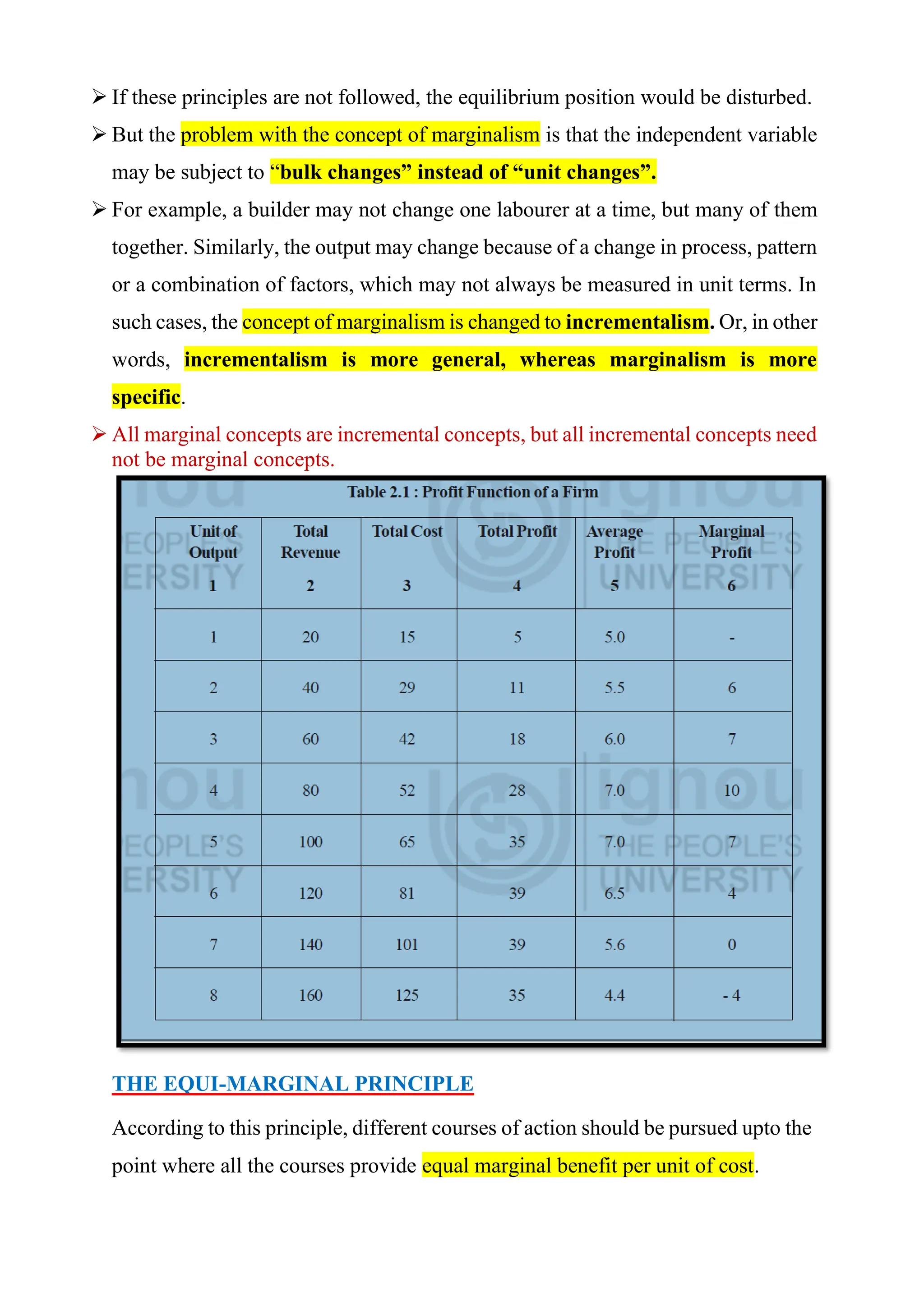 Basic economics principles and Marginal analysis | PDF