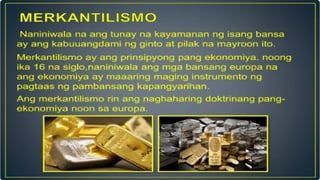Pag lakas ng europa pag usbong ng merkantilismo | PPTX