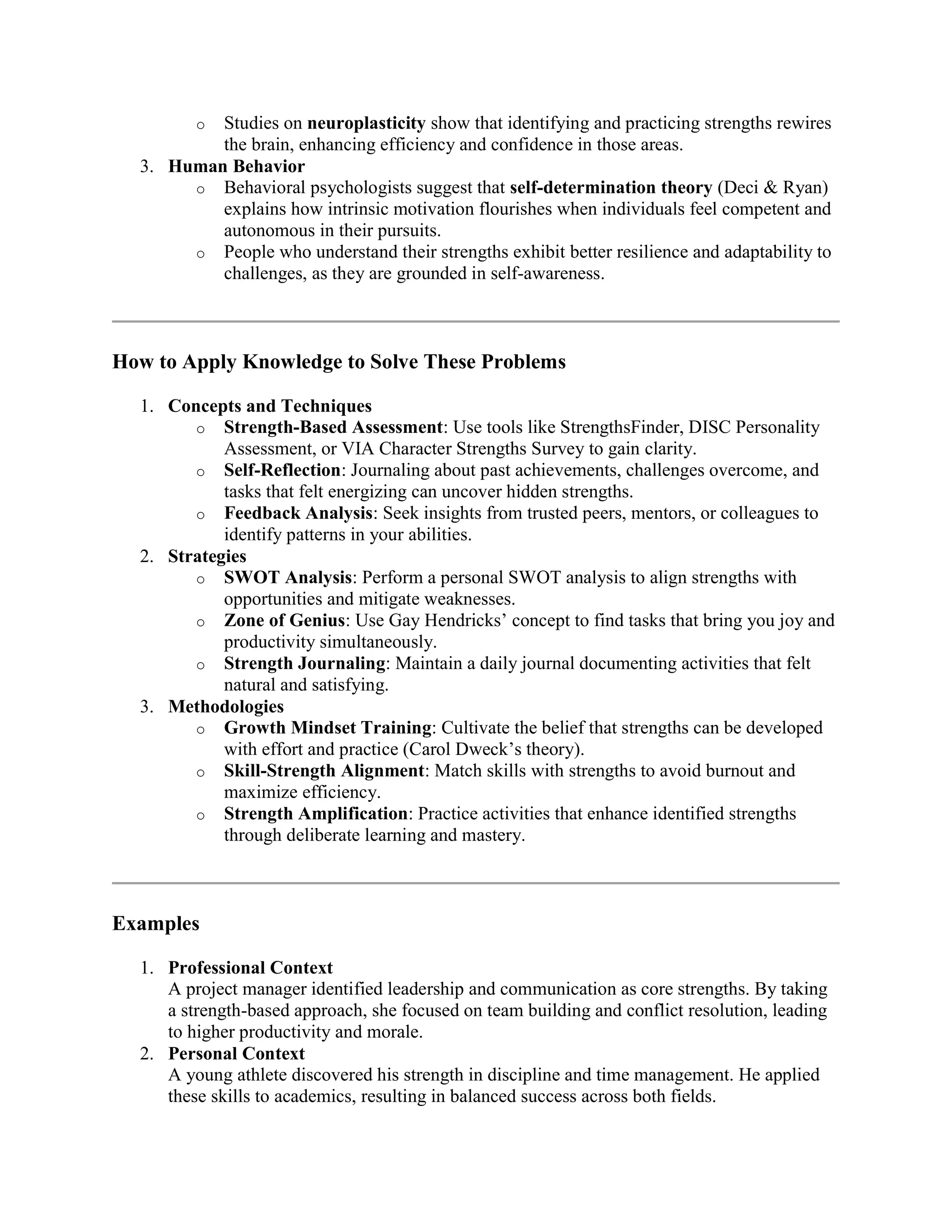 How to Identify Your Strengths by Raghava Reddy | PDF