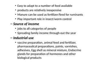 Poultry production powerpoint for training | PPTX