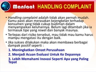 Manfaat Handling Complaints_Training "Effective HANDLING COMPLAINT".pptx