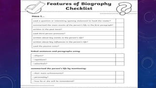 2 Writing Biography Autobiography Pptx