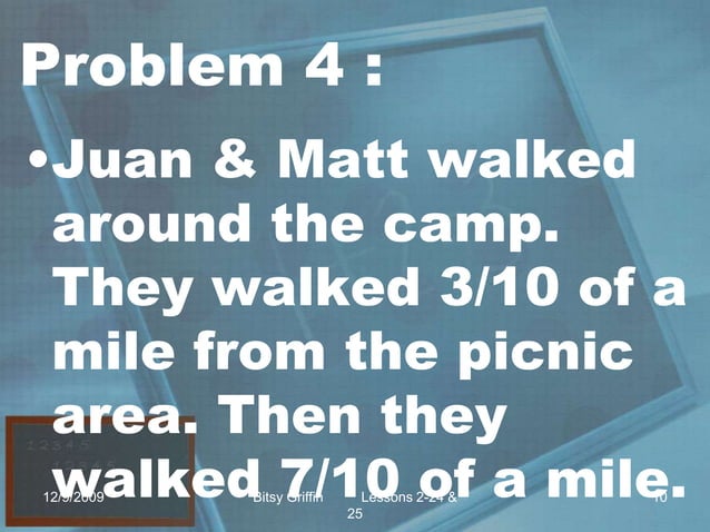 2 24 Fraction Word Problems | PPTX