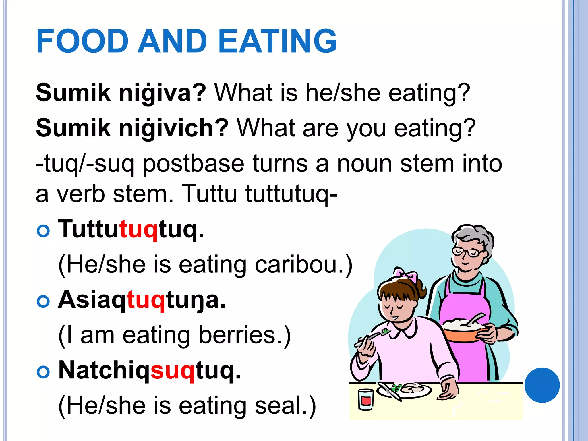 Introduction to IÑUPIAQ eskimo | PPTX