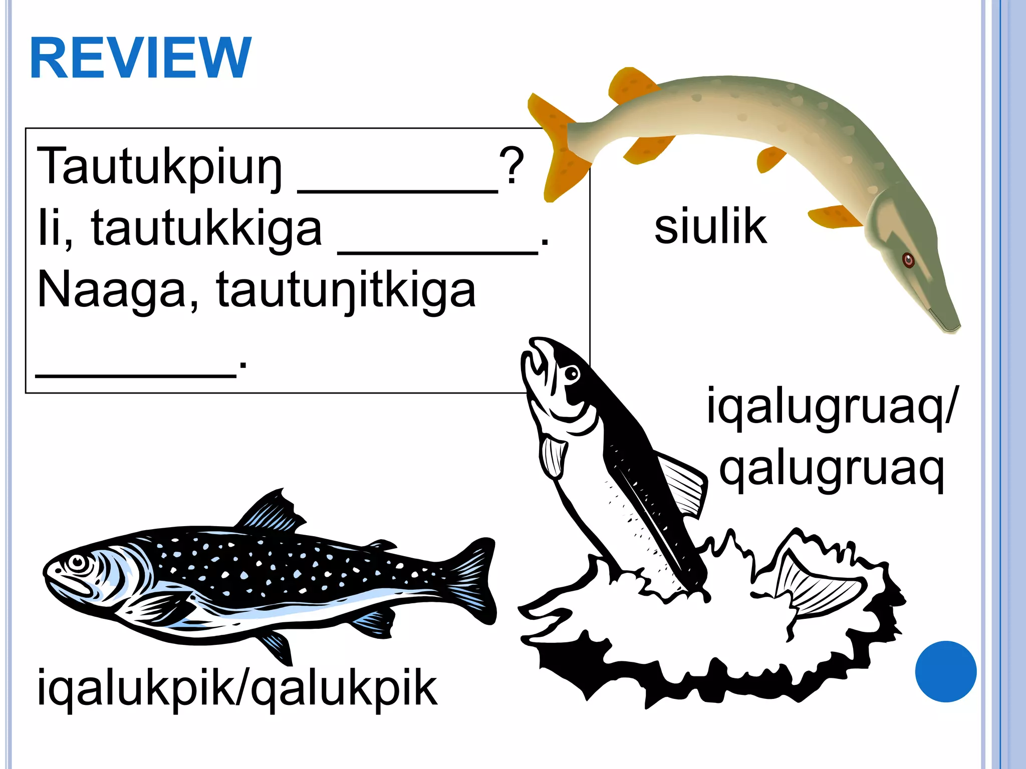 Introduction to IÑUPIAQ eskimo | PPTX