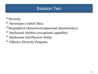 Organizational behaviour Chapter twopptx | PPT