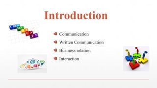 2. written communication for business communication | PPTX