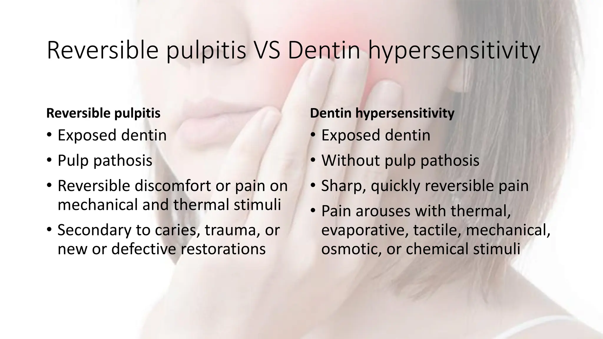 2. pulpitis, DENTAL PULP, PULP CHARACTHERISTICS | PDF