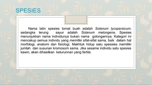 Klasifikasi makhluk hidup materi biologi kelas 10 | PPTX