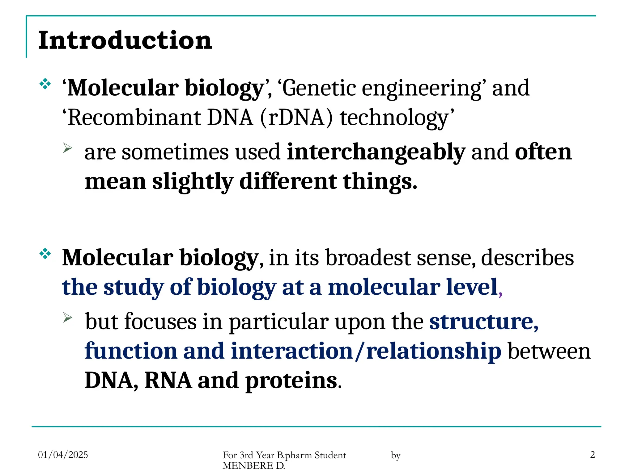 2.Introduction to genetic engineering rDNA technology (1).pptx