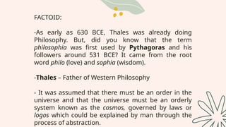 2. CHAPTER 1 - LESSON 1 THE NATURE OF PHILOSOPHY | PPTX